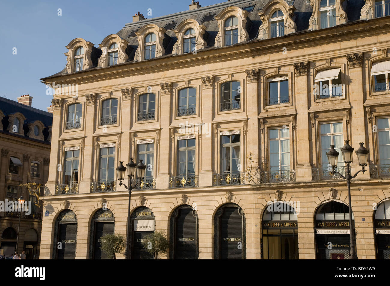 Facade in Place Vendome Square, Paris, France Stock Photo - Alamy