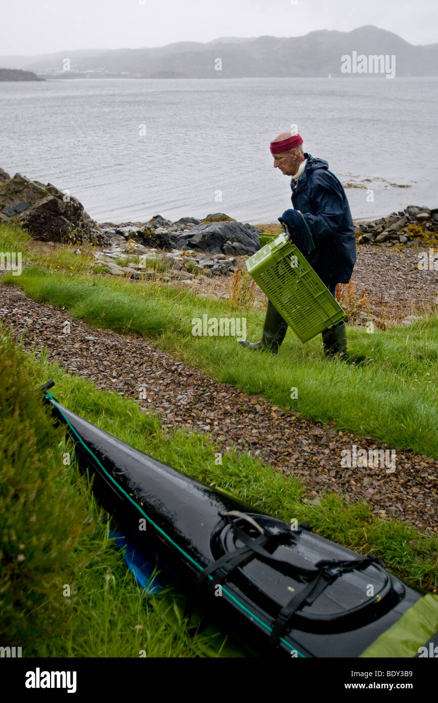 Tom Leppard the "Leopard Man of Skye" is a hermit and the world's most ...