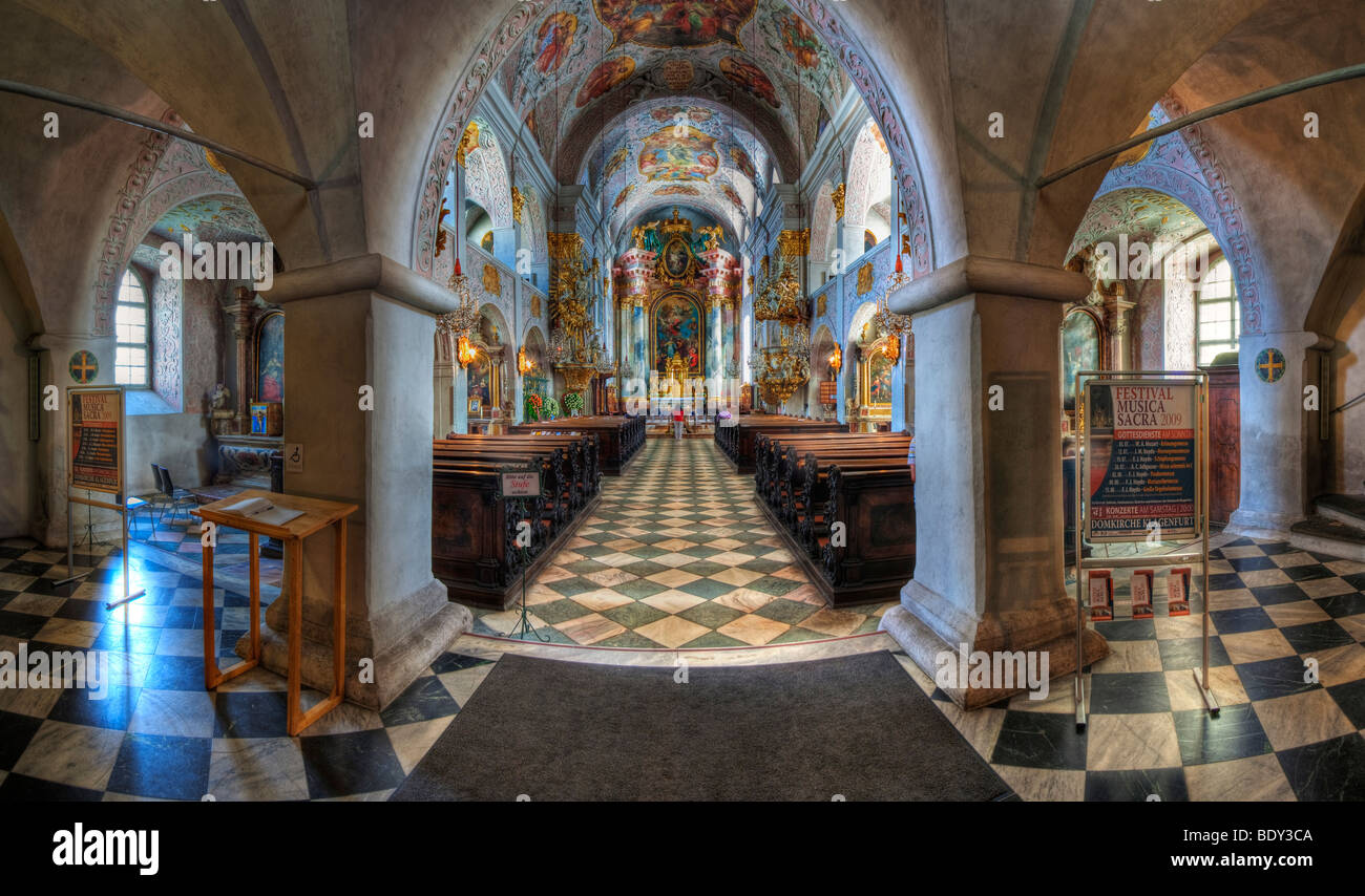 Altar in the precentor St Peter and Paul in Klagenfurt, Carinthia ...