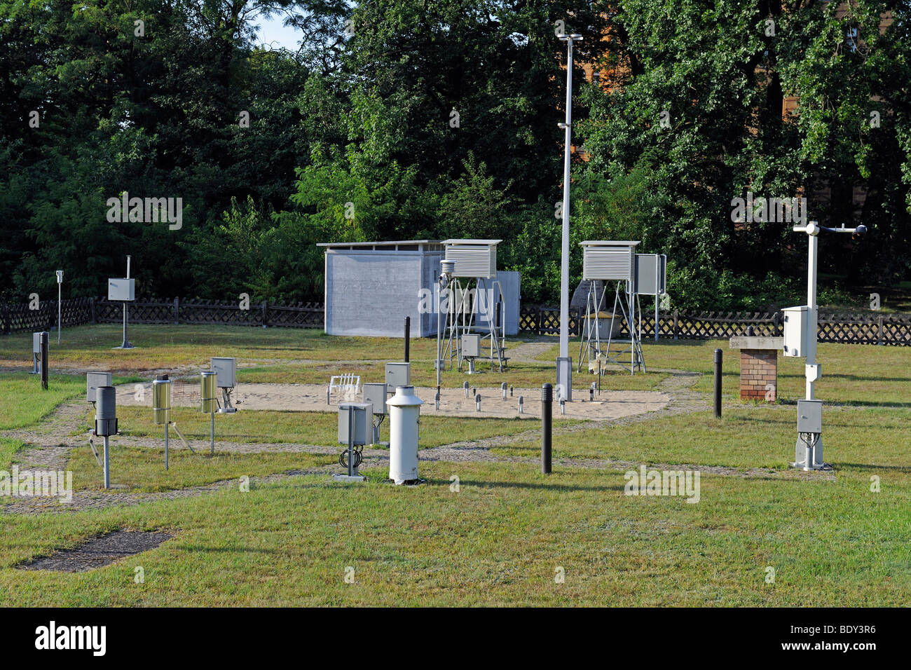 Field for monitoring weather, Deutscher Wetterdienst, German Weather ...