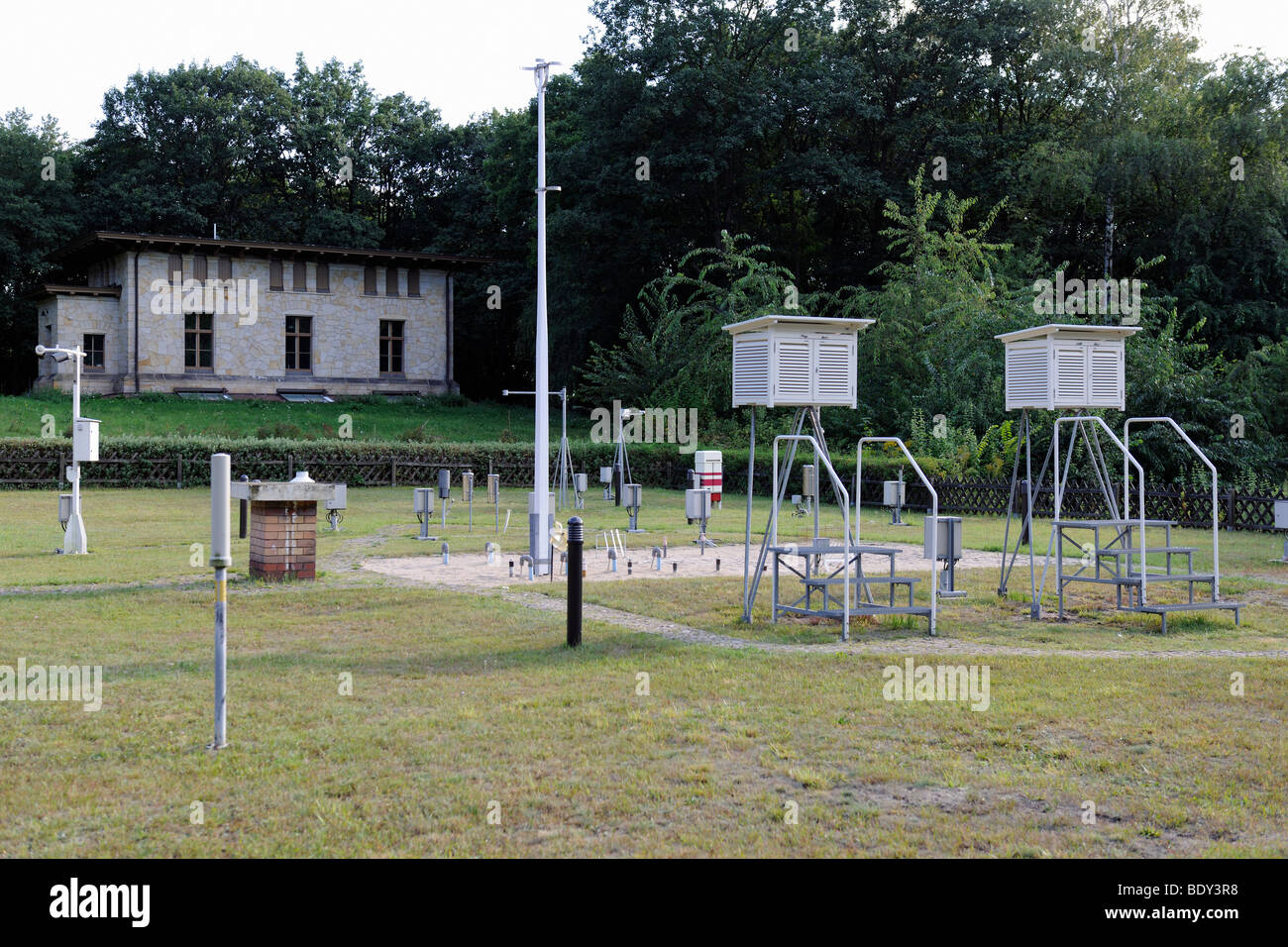 Field for monitoring weather, Deutscher Wetterdienst, German Weather ...