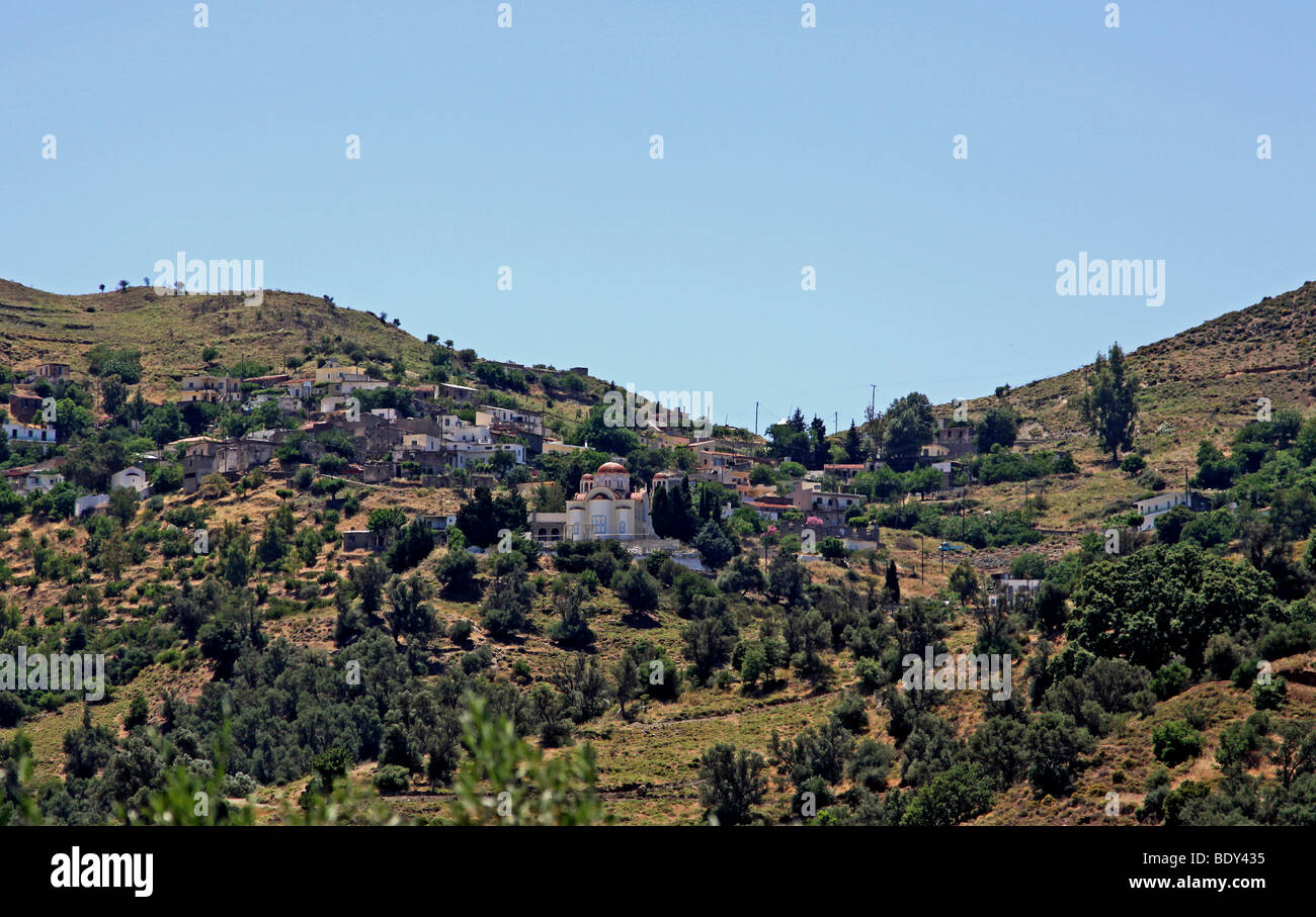 Anogia, mountain village, Psiloritis Mountains, Crete, Greece, Europe ...