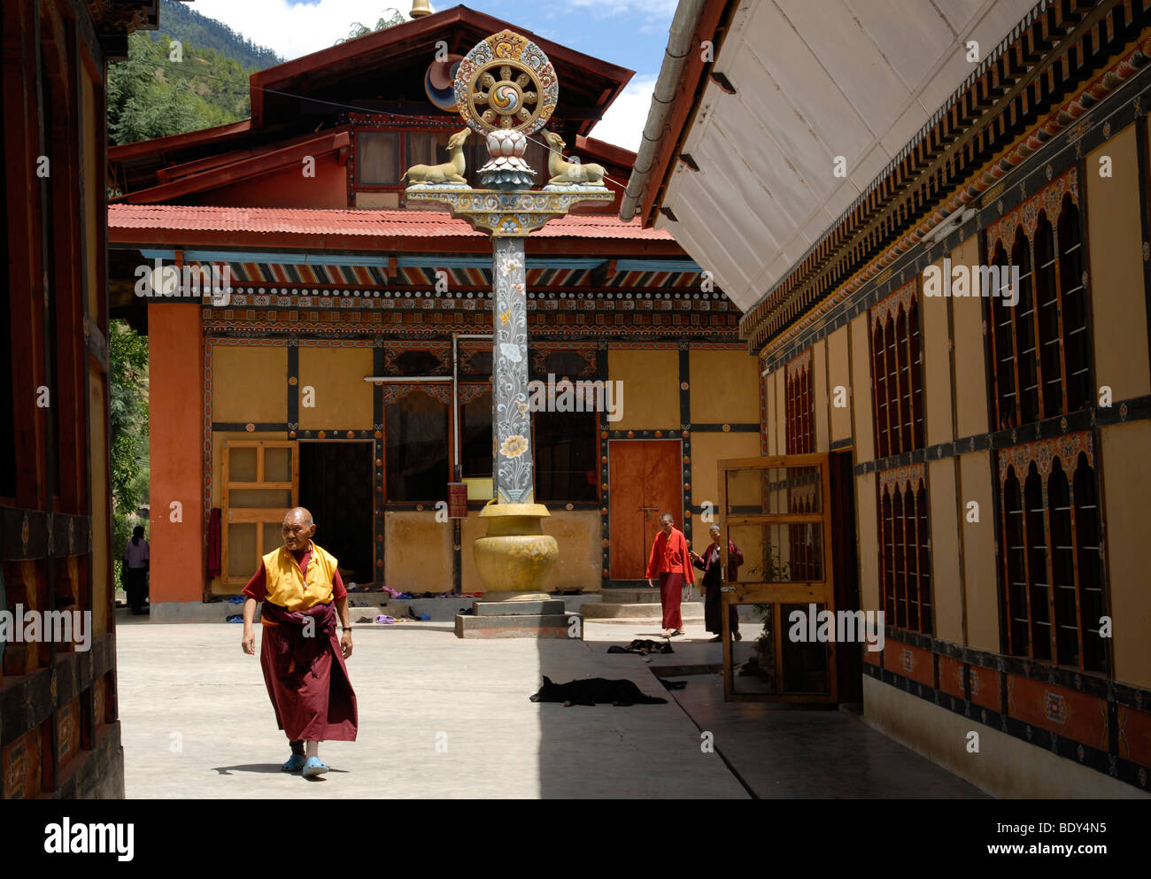 Drubthob Goemba (Zilukha Nunnery), Thimphu, Bhutan Stock Photo - Alamy