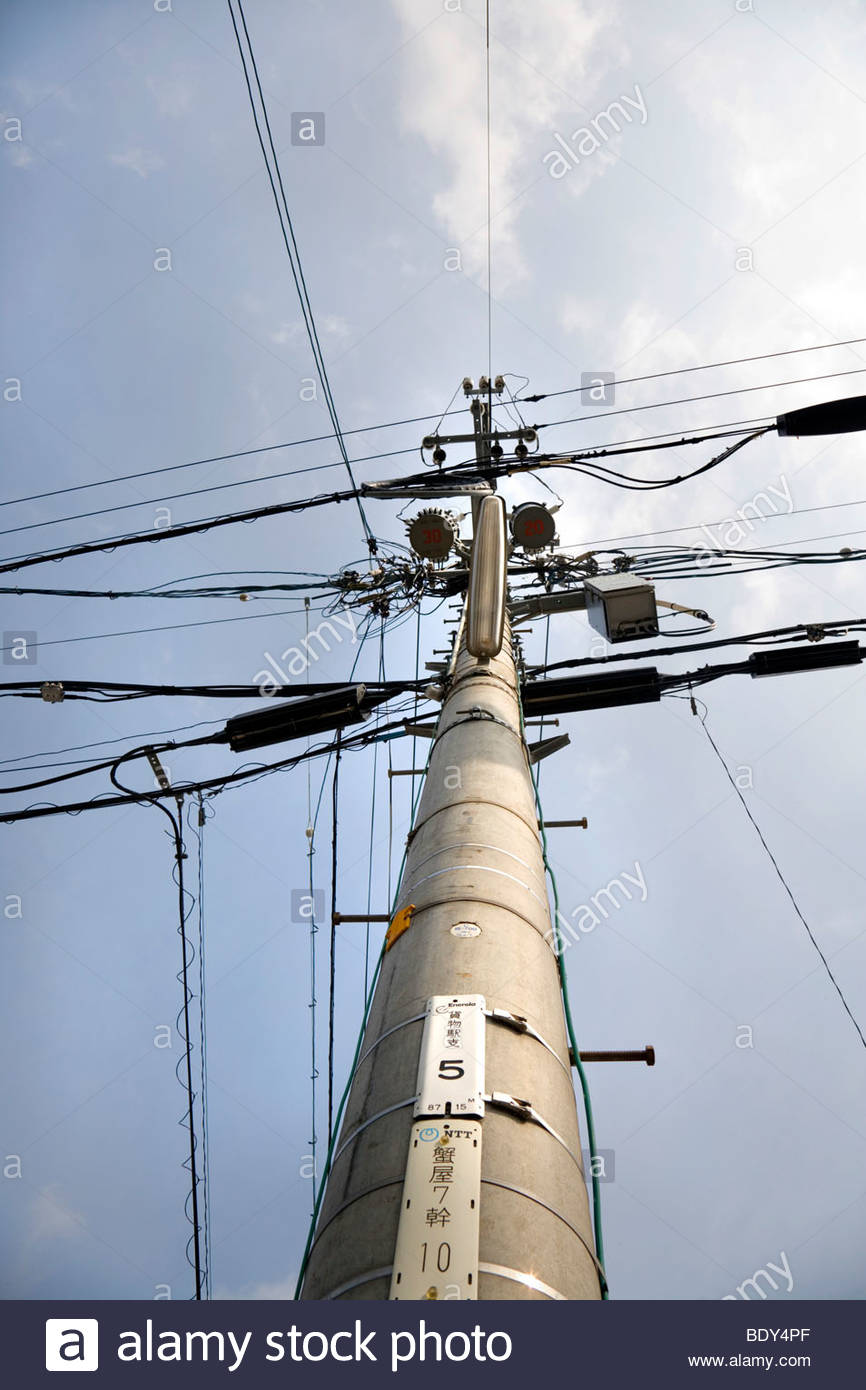 Utility Pole Japan Stock Photos & Utility Pole Japan Stock Images - Alamy