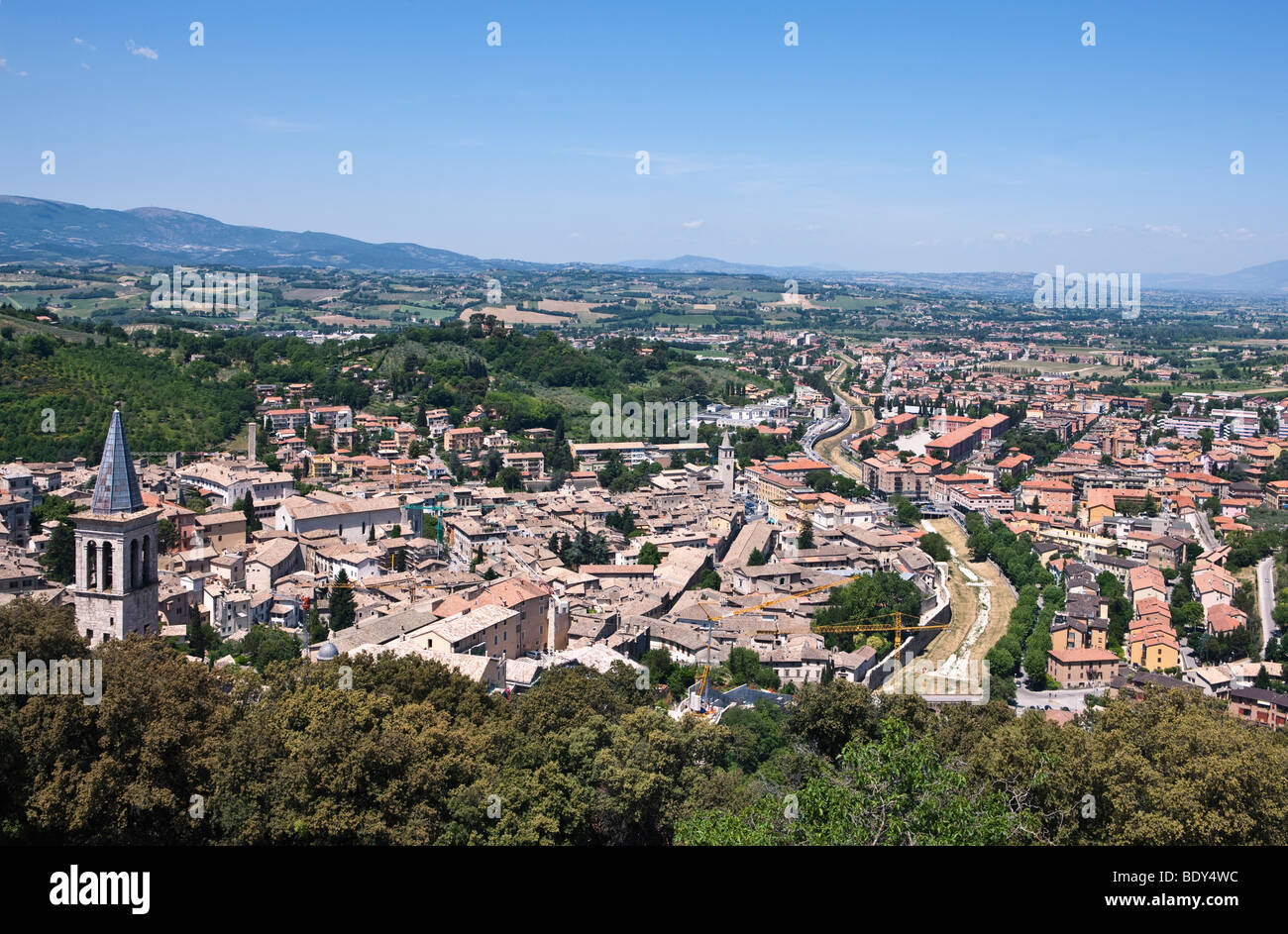 View of spoleto hi-res stock photography and images - Alamy