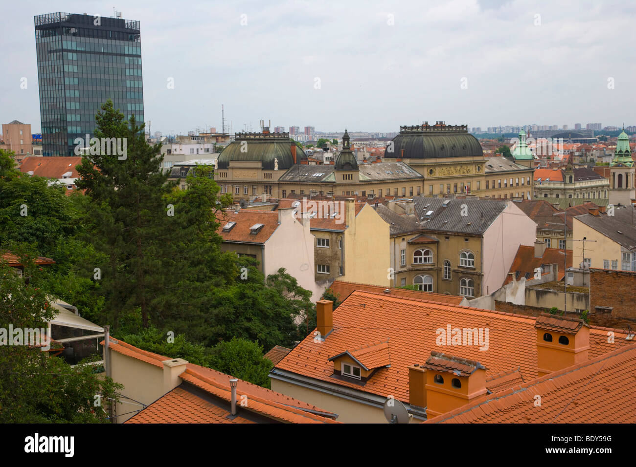 Zagreb von oben hi-res stock photography and images - Alamy