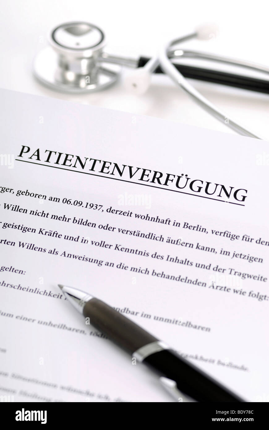 Living wills hi-res stock photography and images - Alamy