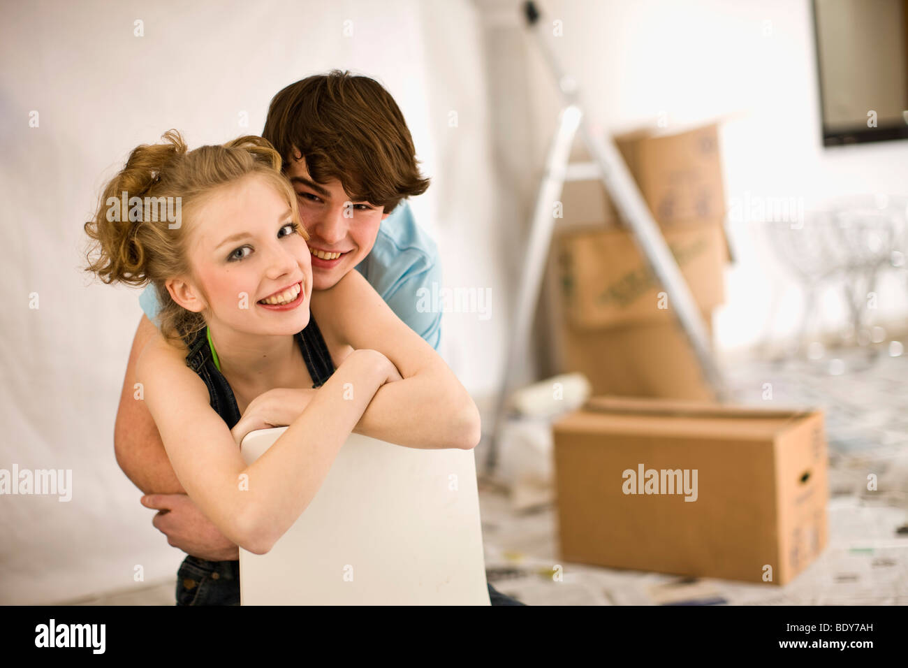 Removal; First love; move together Stock Photo - Alamy