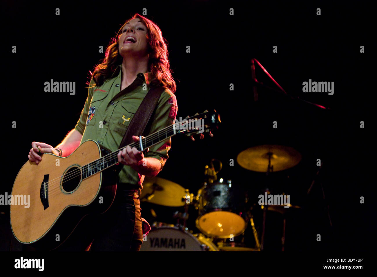 American singer-songwriter Brandi Carlile performing live in Schueuer ...