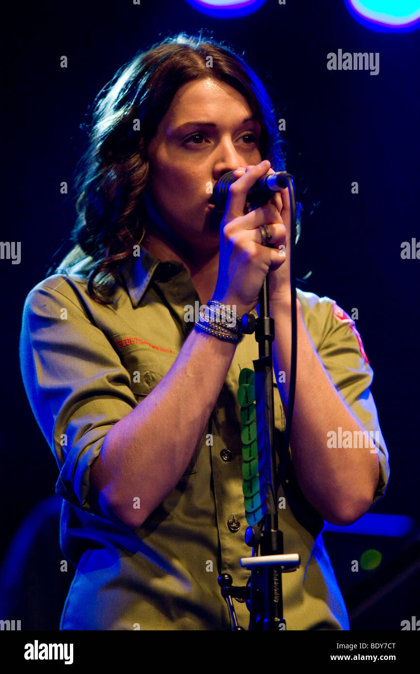 American singer-songwriter Brandi Carlile performing live in Schueuer ...
