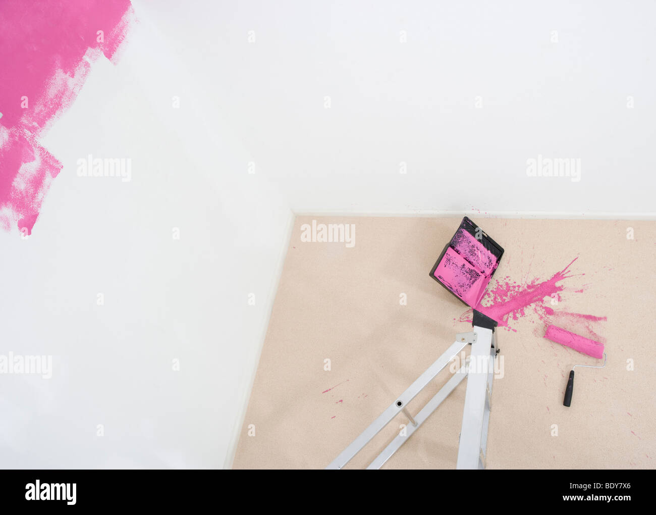 Spilt Paint High Resolution Stock Photography and Images - Alamy
