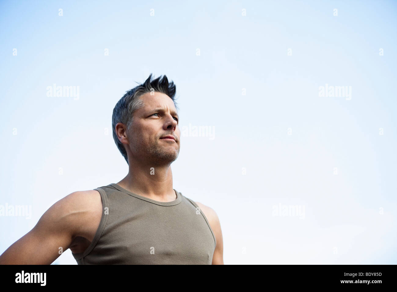 Man In Shape Stock Photo - Alamy