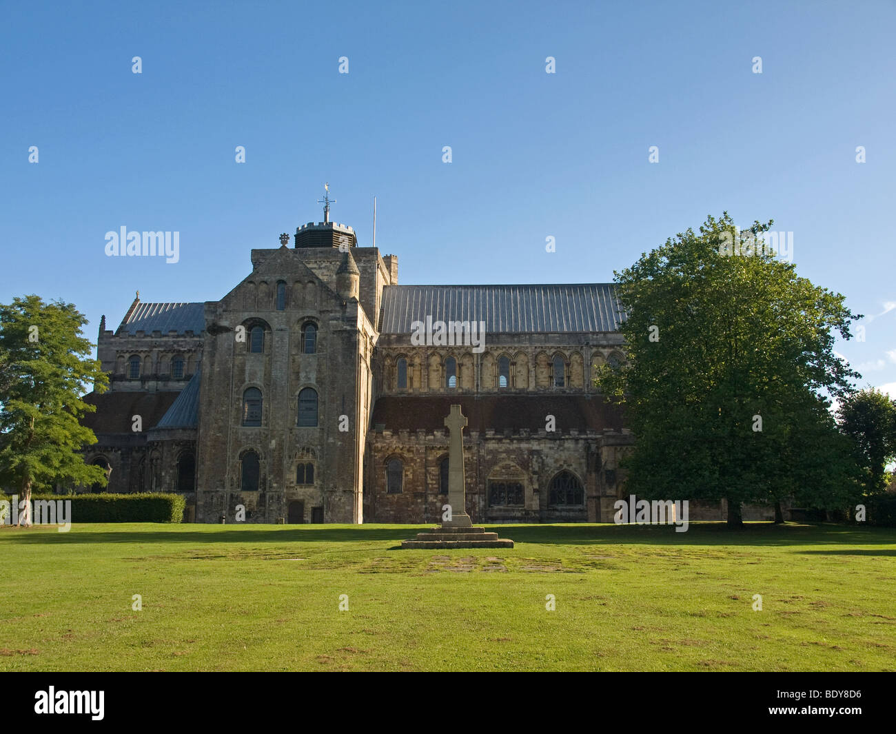 Romsey Abbey Hampshire England UK Stock Photo - Alamy
