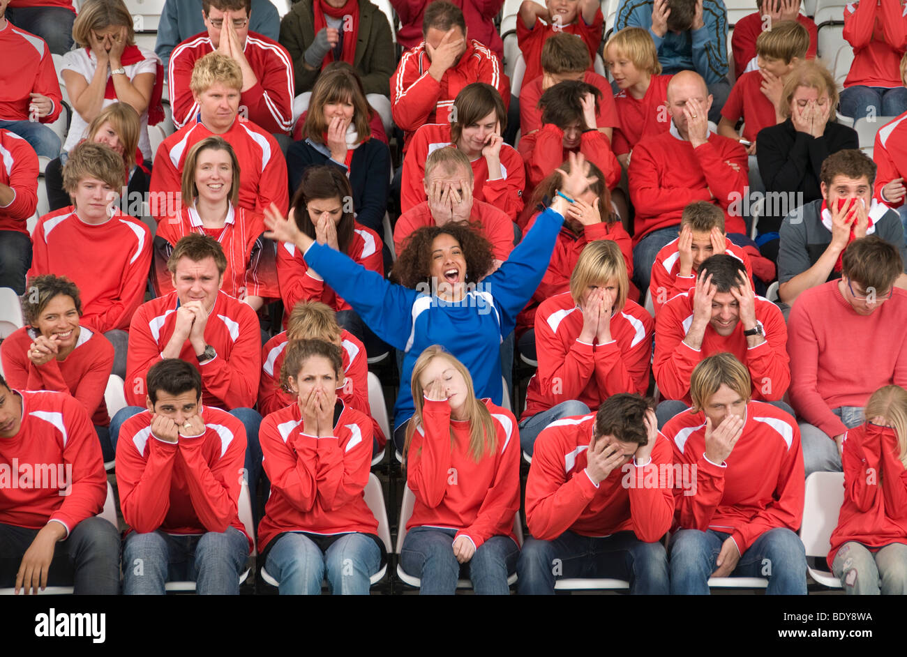 Fan in football stadium hi-res stock photography and images - Alamy