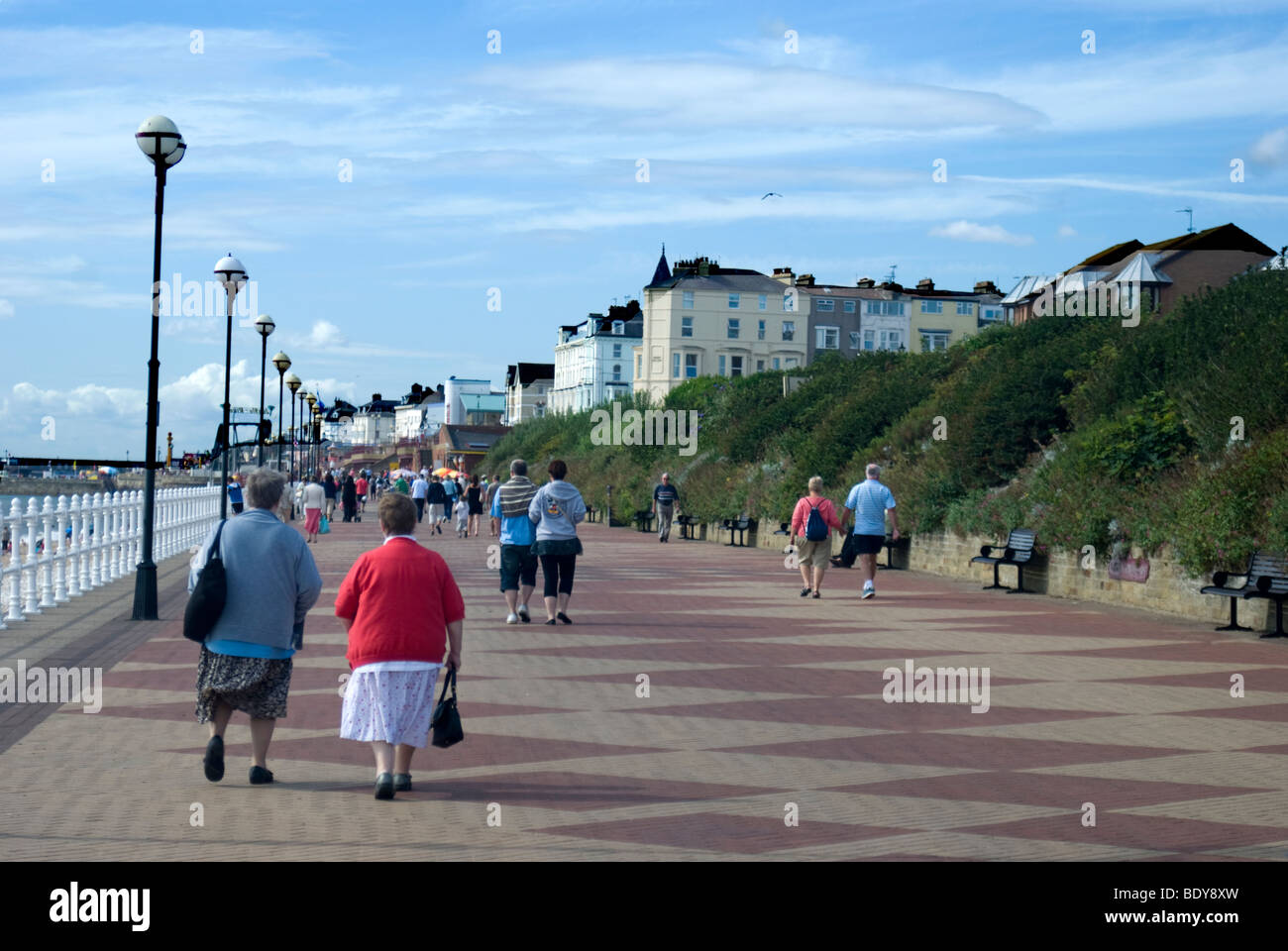The North Promenade, Bridlington, East Yorkshire, England, UK Stock ...
