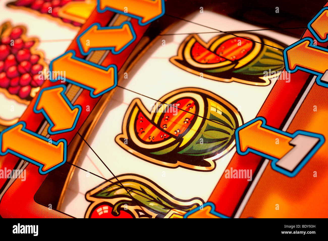 Melon fruit machine hi-res stock photography and images - Alamy