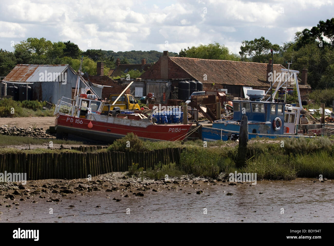 Brancaster staithe village harbour hi-res stock photography and images ...