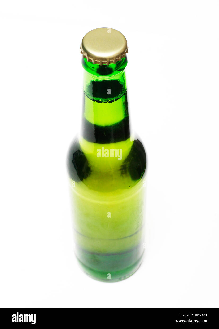 Bottle of Larger Beer Stock Photo - Alamy