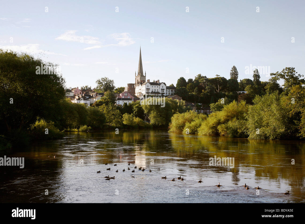 Riverside, Ross on Wye Stock Photo - Alamy