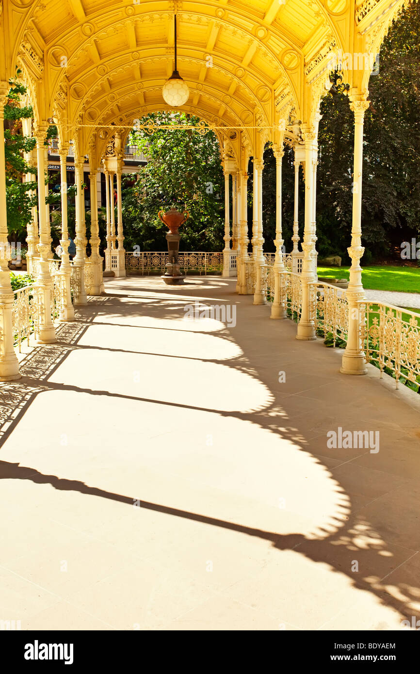 Czech Republic, Bohemia, Karlovy Vary, public baths, Sadova Kolonada ...