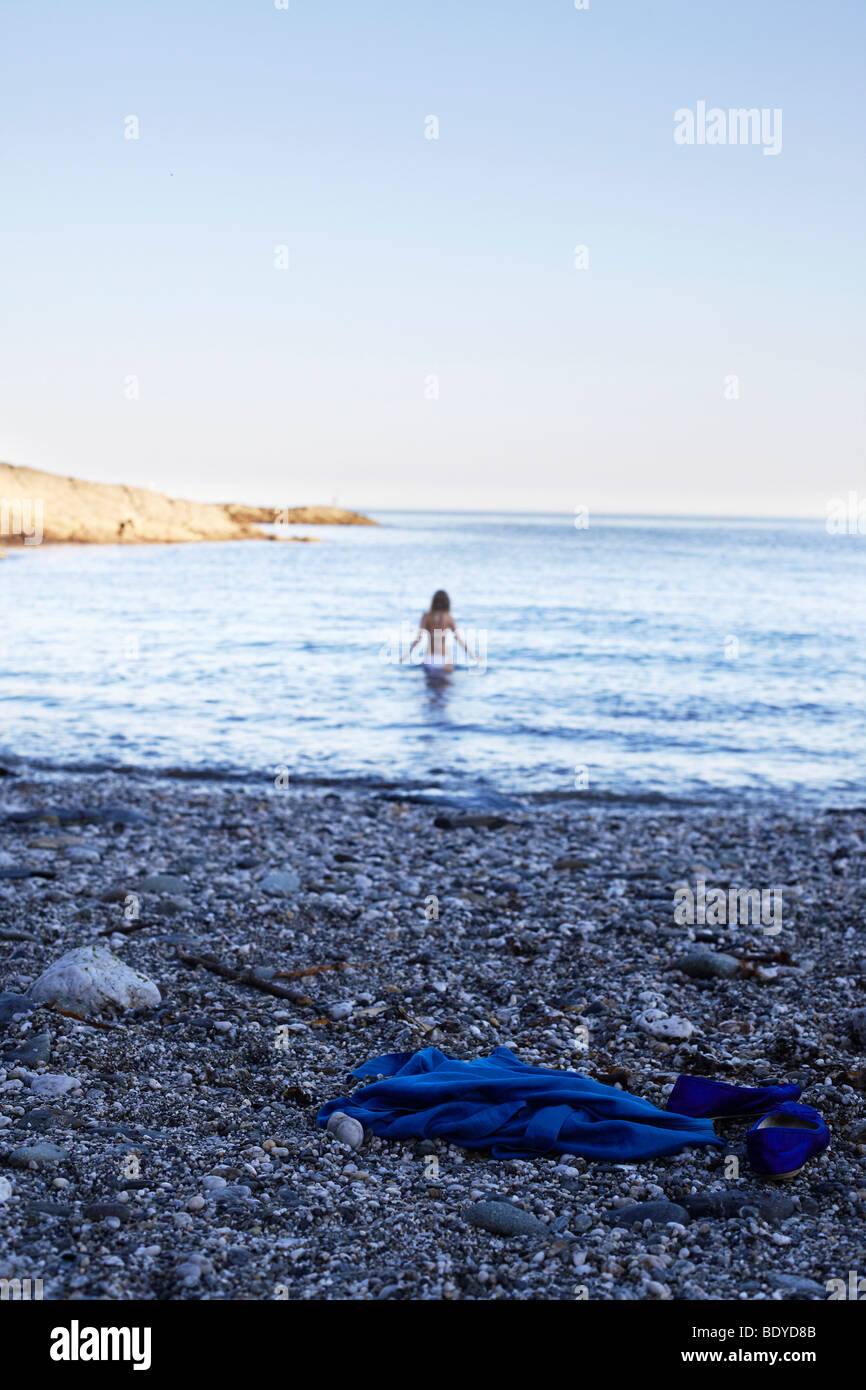 Girl Wading High Resolution Stock Photography and Images - Alamy