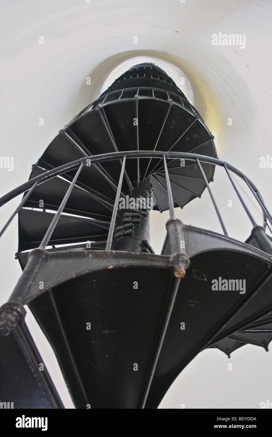 Spiral staircase in lighthouse hi-res stock photography and images - Alamy