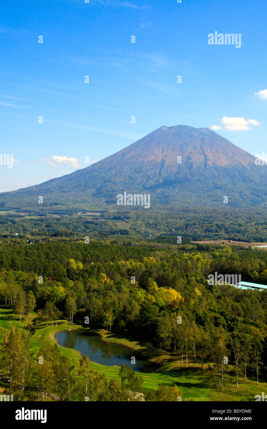 Autumn View of Mt. Yotei, Hokkaido Japan Stock Photo - Alamy