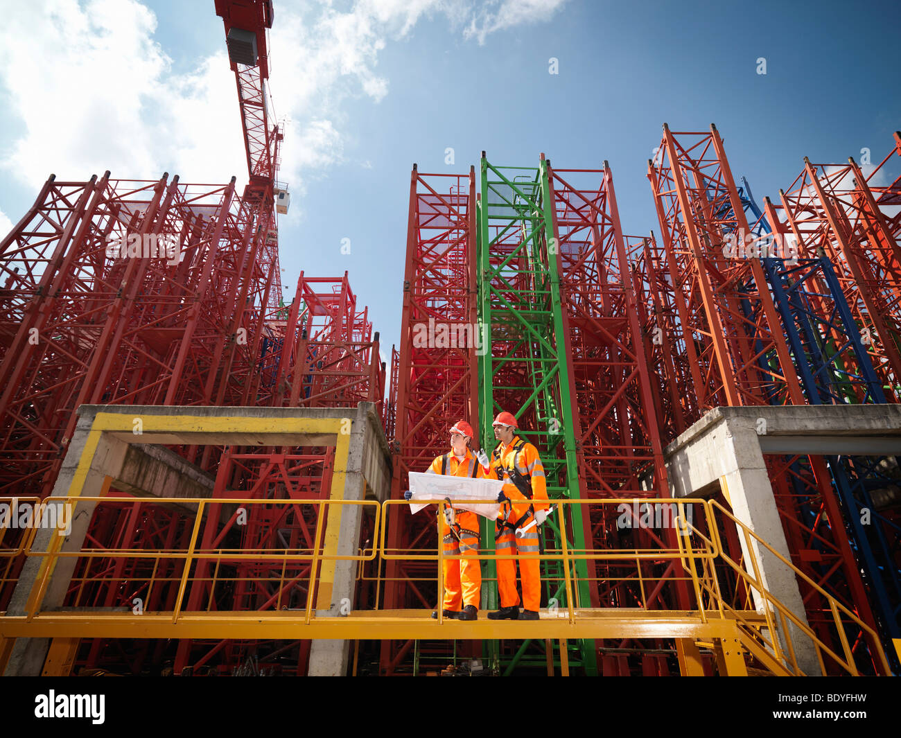 Construction Worker Working Crane High Resolution Stock Photography and ...