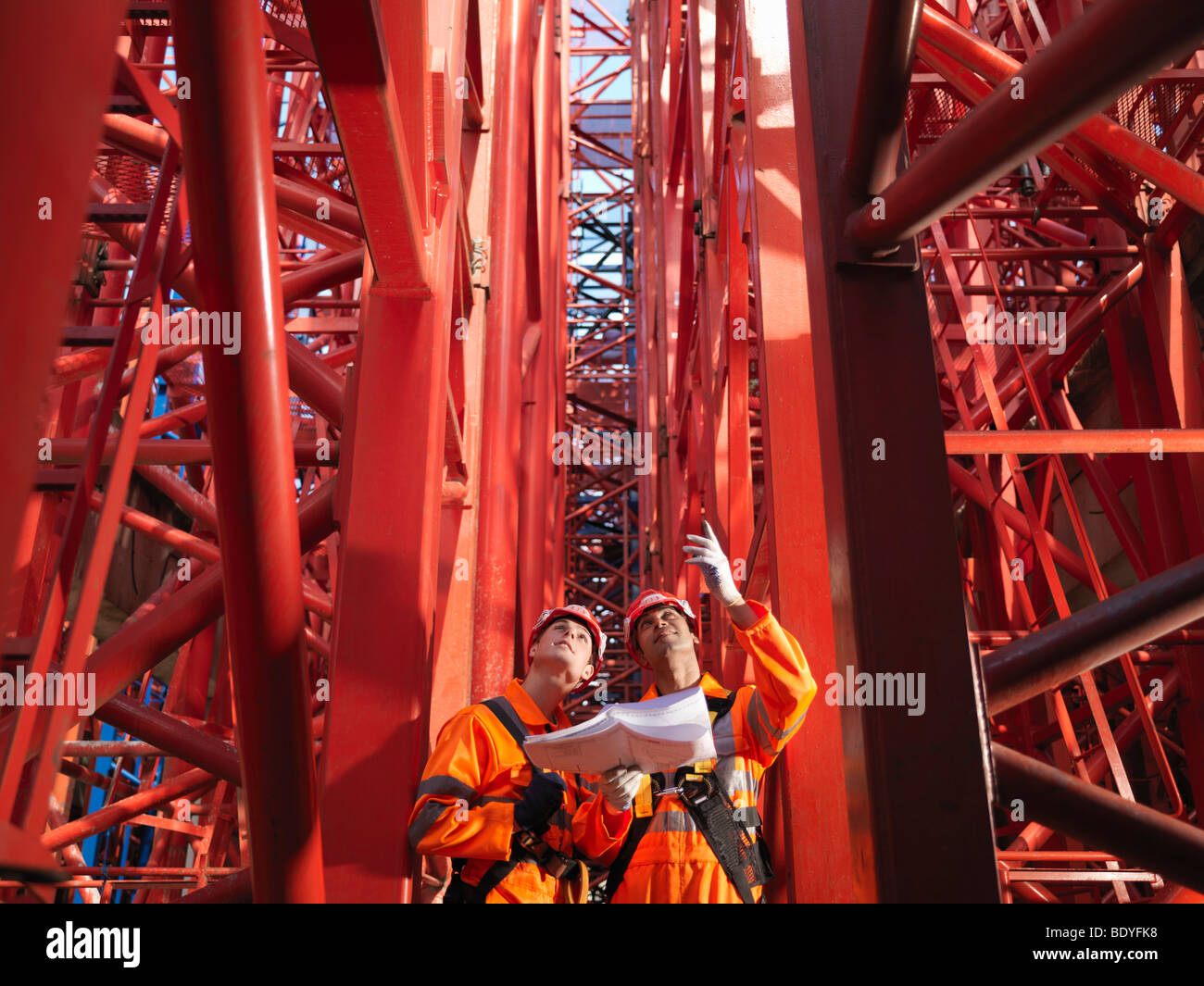 Construction Worker Working Crane High Resolution Stock Photography and ...