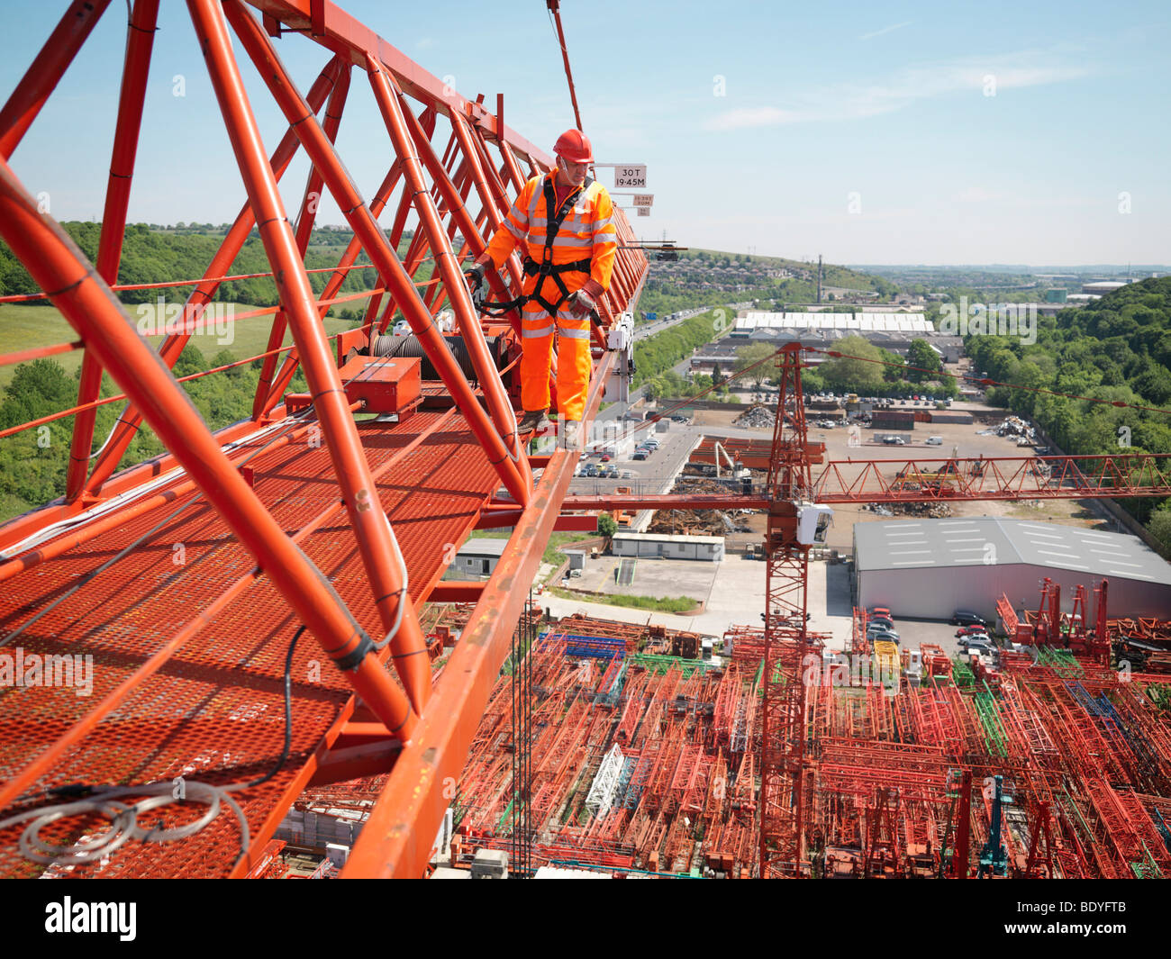 Crane danger hi-res stock photography and images - Alamy