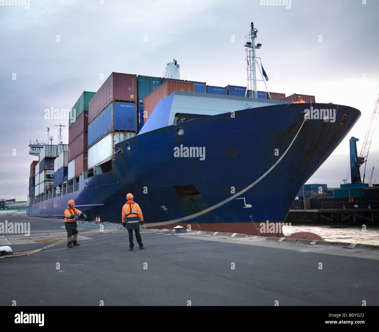 Container Ship Side View High Resolution Stock Photography and Images ...