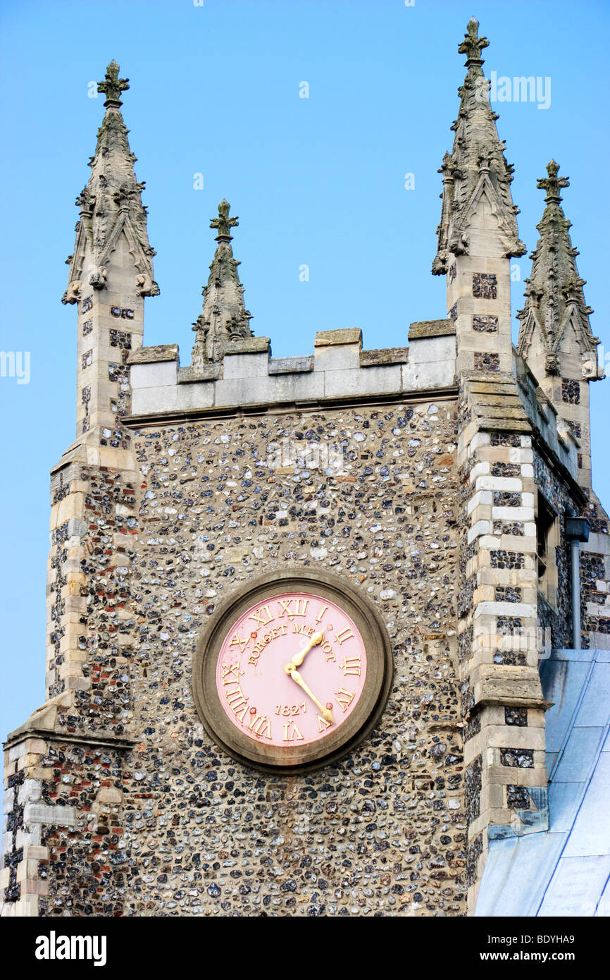 A close-up view of a church in Norwich Norfolk Stock Photo - Alamy