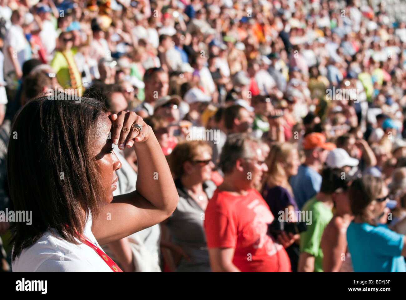 Audience people spectating event hi-res stock photography and images ...