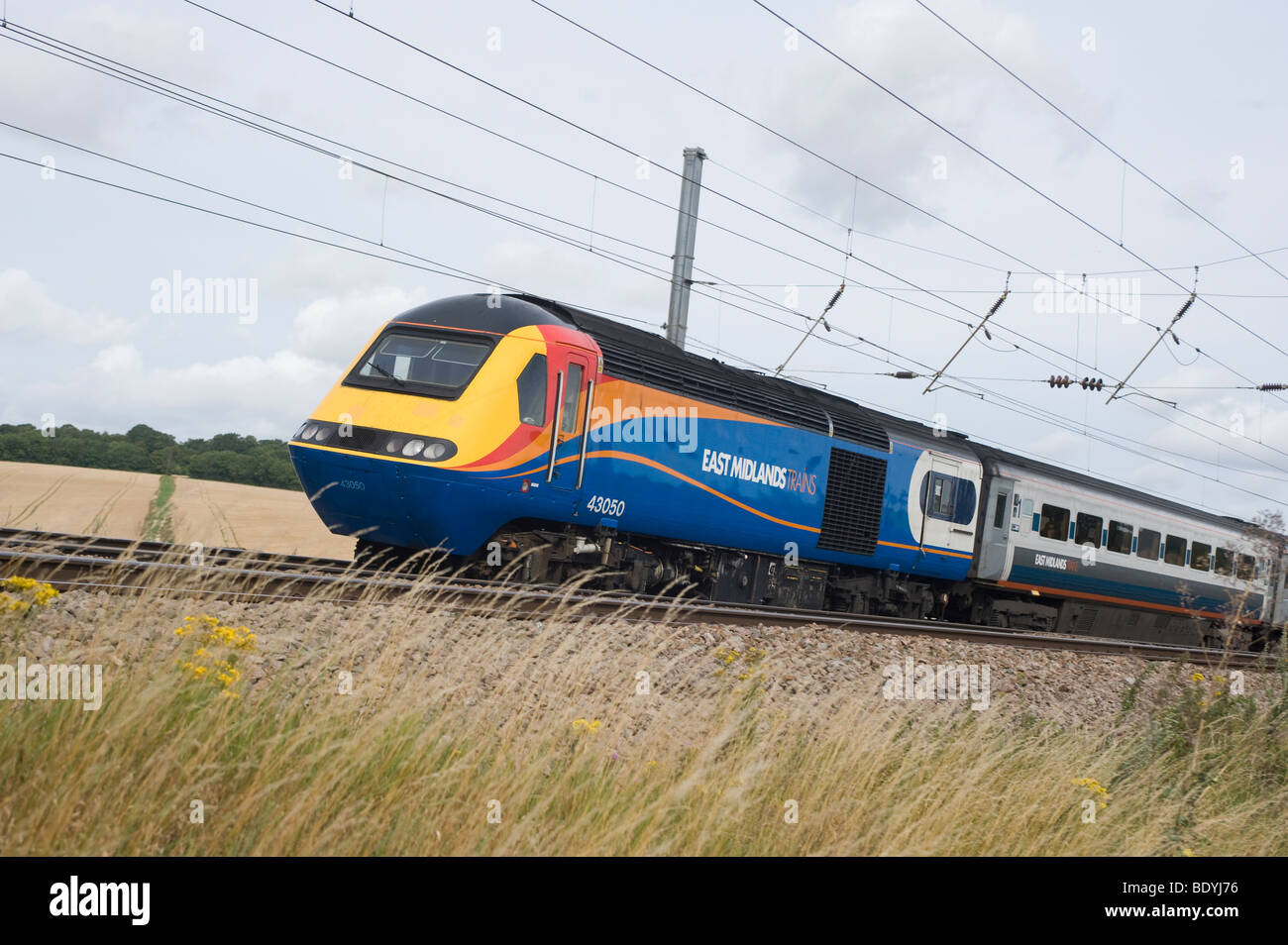 Class 43 high speed passenger train in East Midlands Trains livery ...