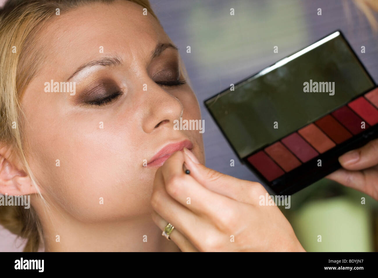 Makeup done hi-res stock photography and images - Alamy