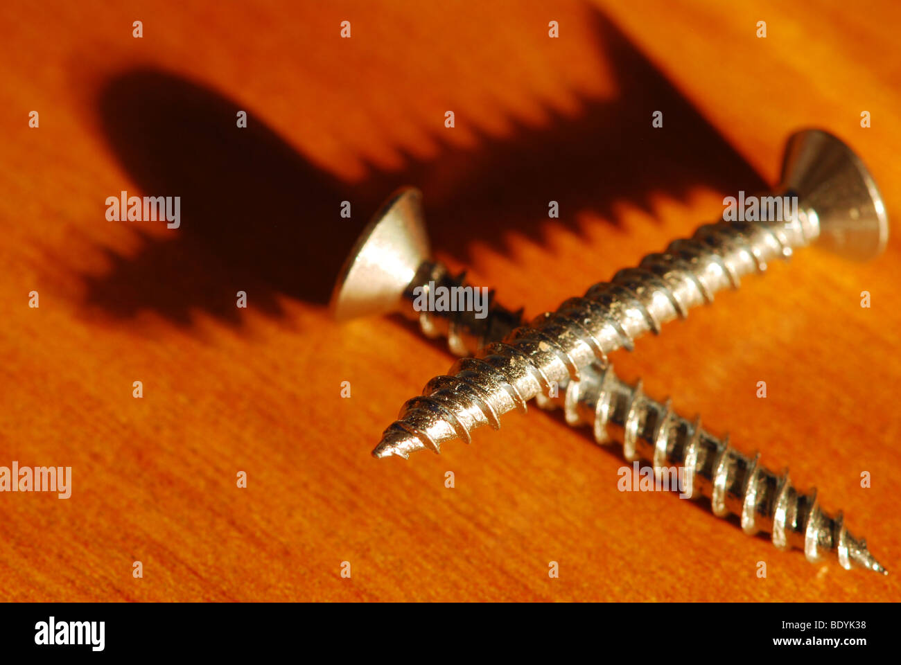 Wood screws hi-res stock photography and images - Alamy