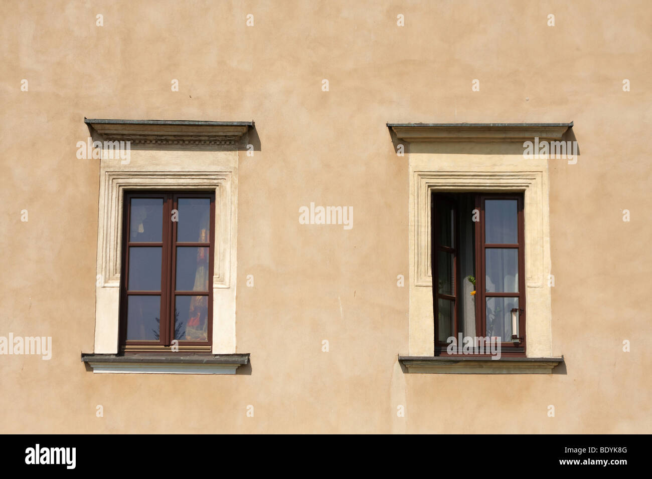 windows detail Wawel Krakow Cracow Poland Stock Photo - Alamy