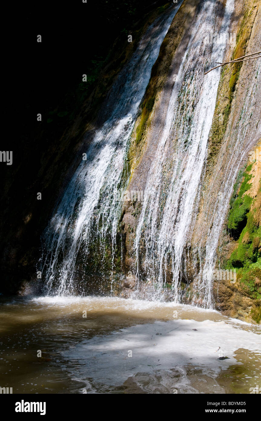 Waterfall in the early morning Stock Photo - Alamy