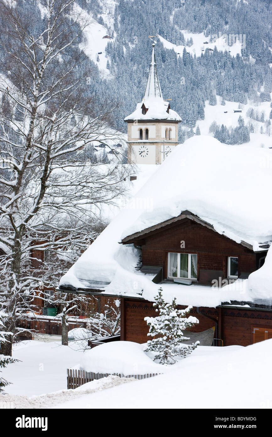 Grindelwald village hi-res stock photography and images - Alamy