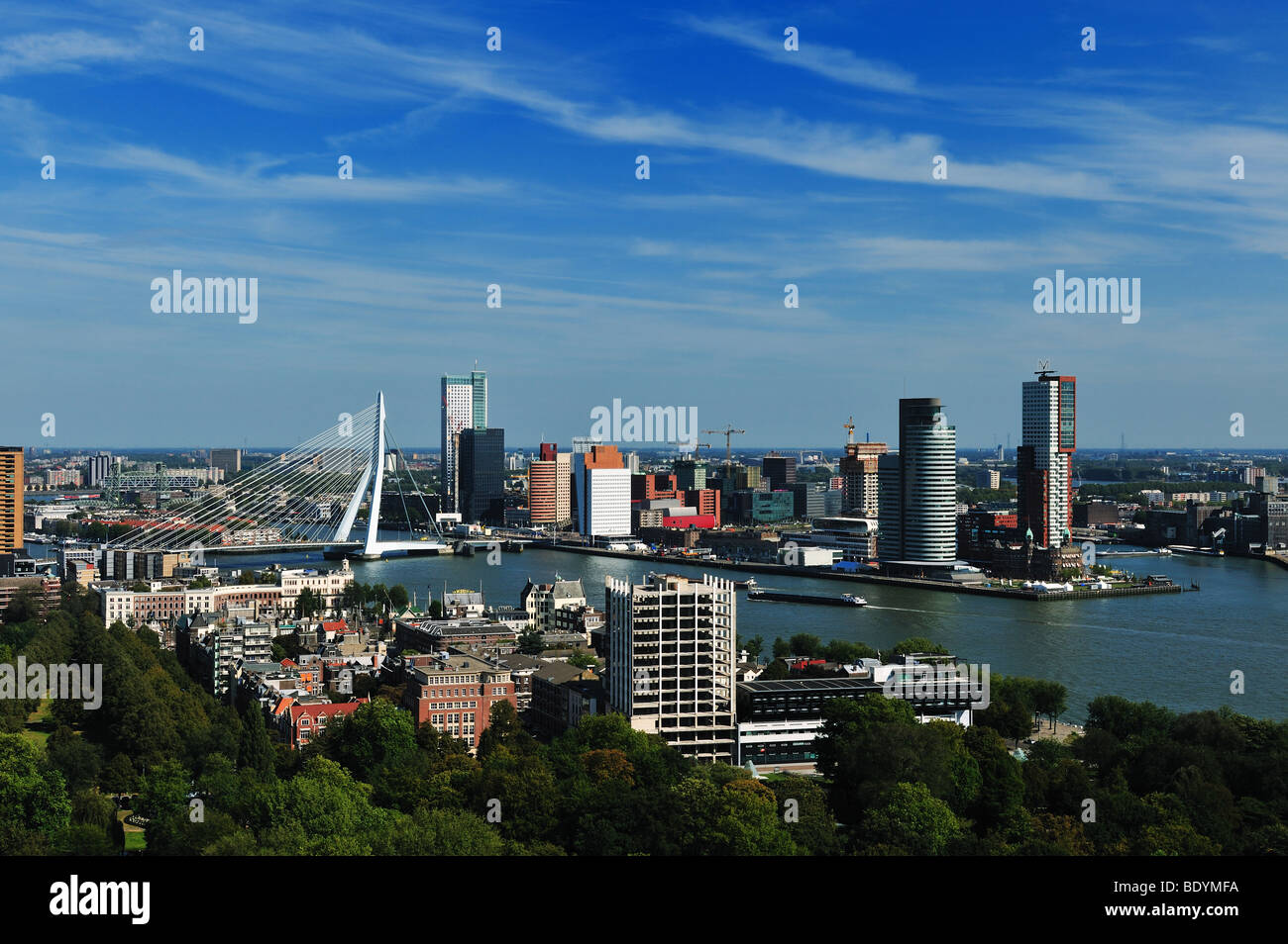 aerial view of Rotterdam in the Netherlands, Europe Stock Photo - Alamy
