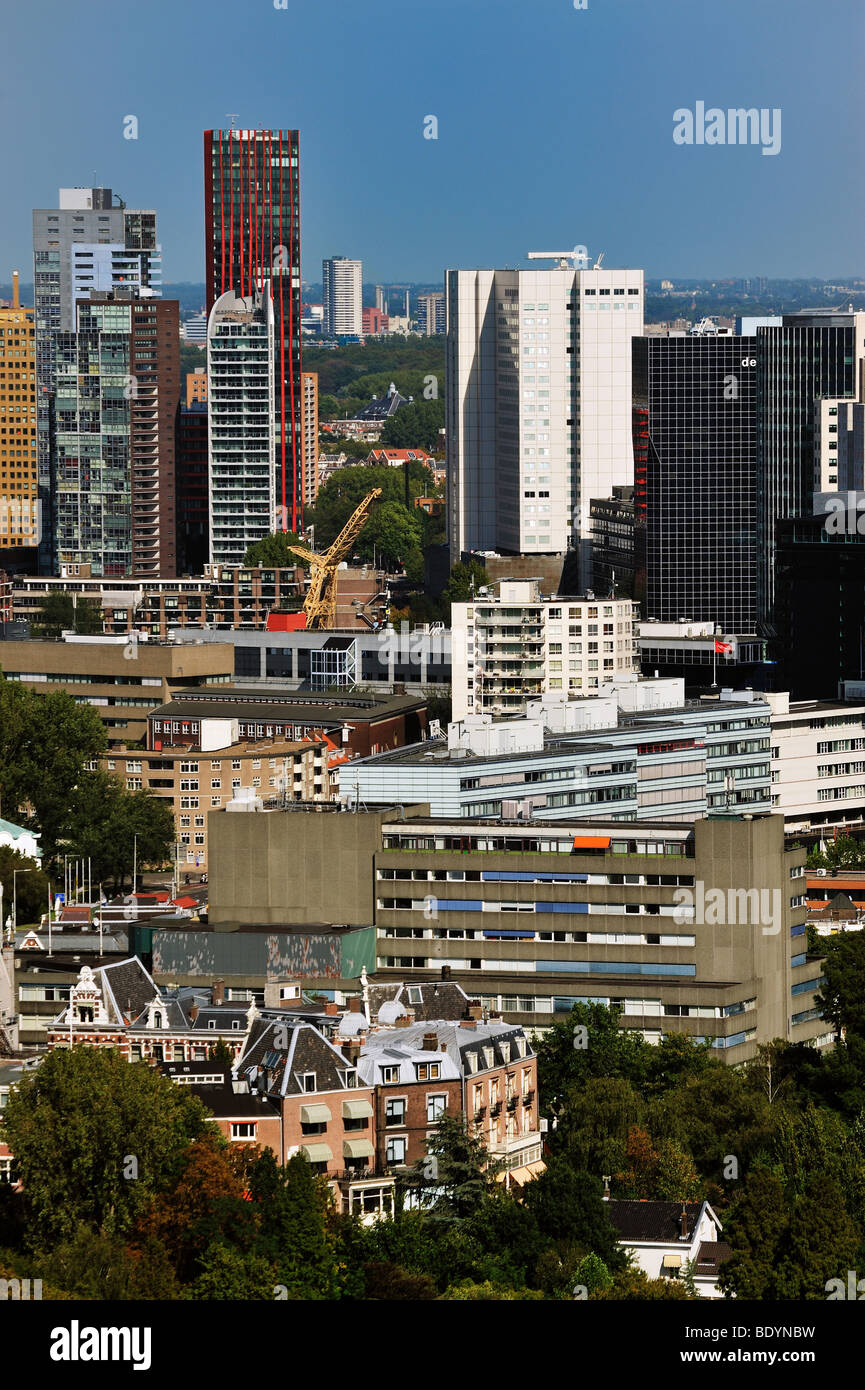 aerial view of Rotterdam in the Netherlands, Europe Stock Photo - Alamy