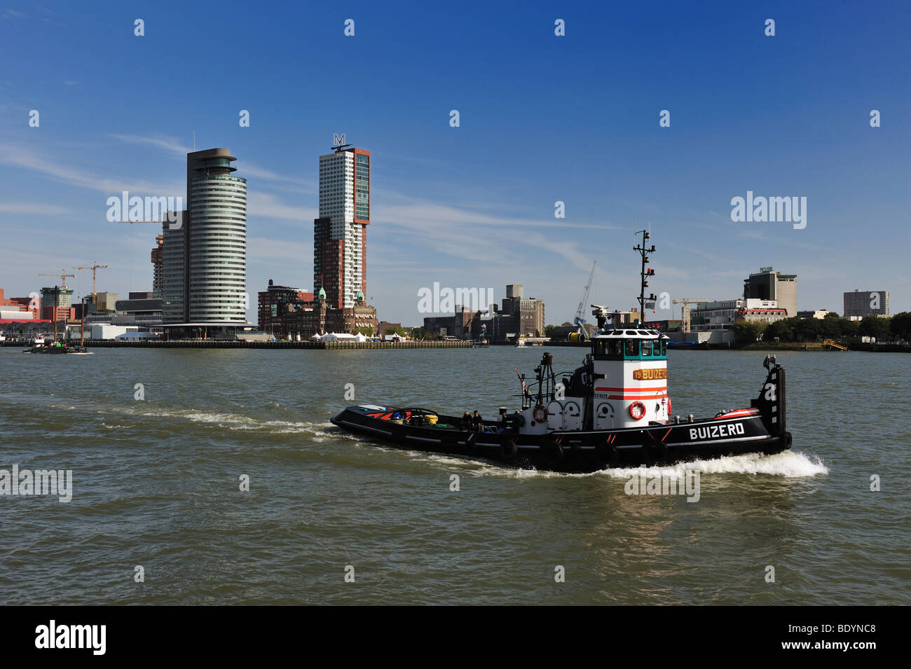 Tugboat in Rotterdam the Netherlands, Europe Stock Photo - Alamy