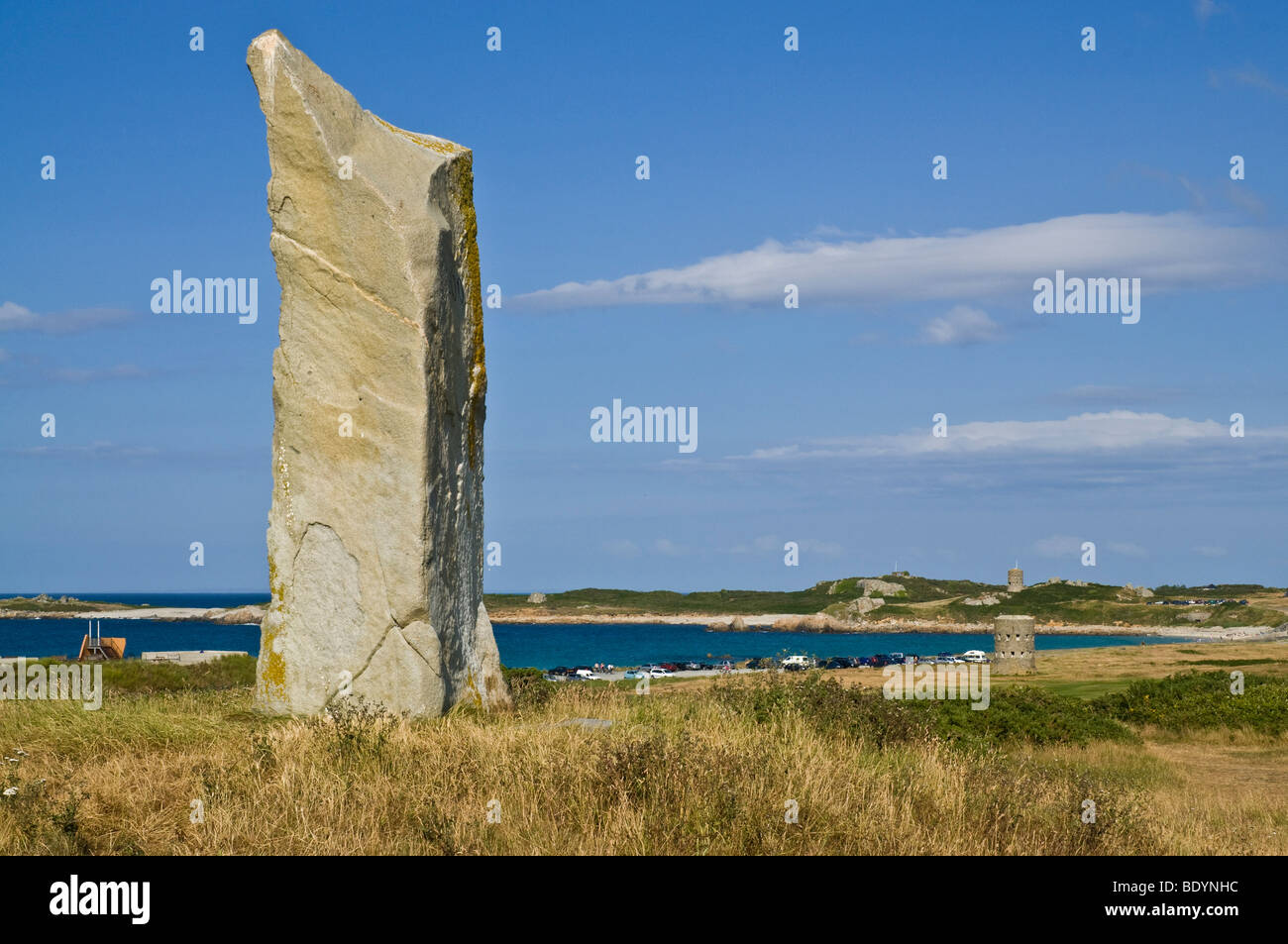 Guernsey millennium stone hi-res stock photography and images - Alamy