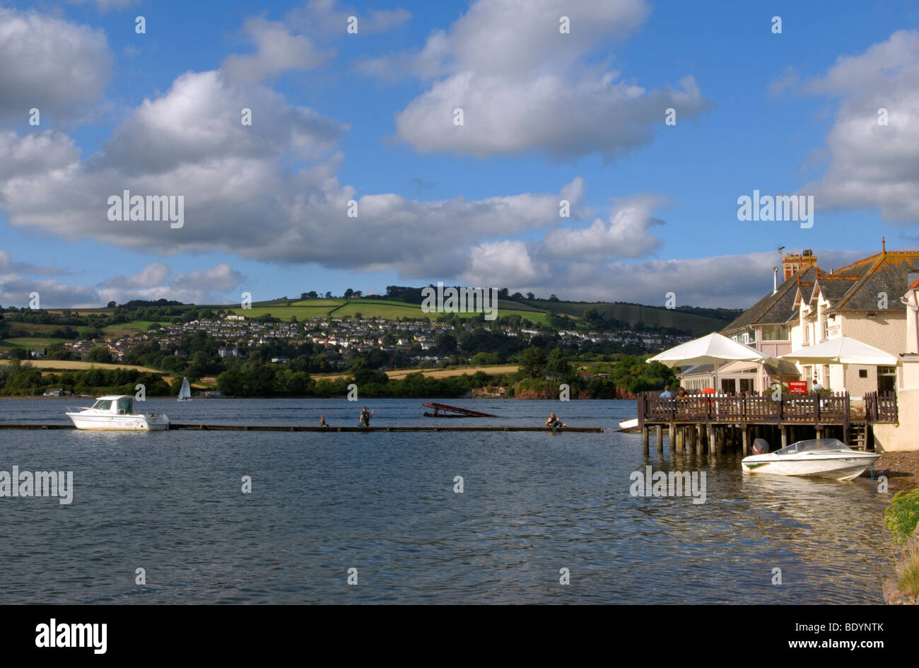 The Coombe Cellars on the River Teign near Newton Abbot in Devon ...