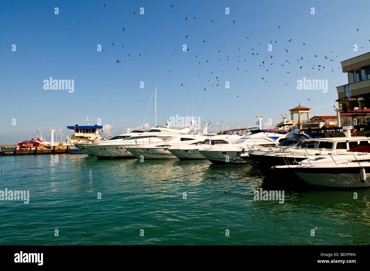 Yacht alongside hi-res stock photography and images - Alamy