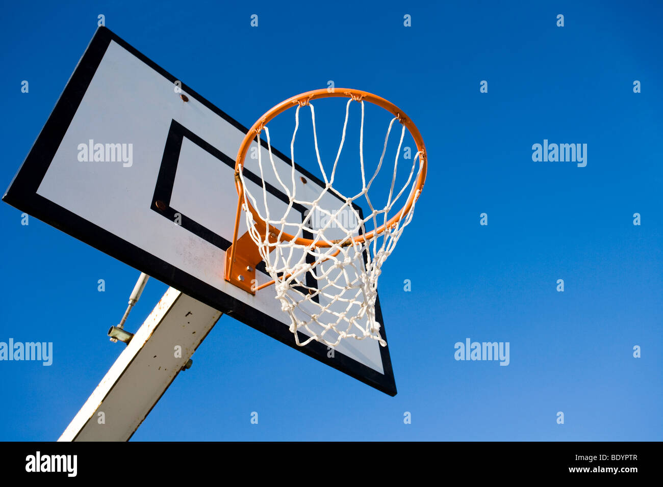 Upward View Of Basketball Hoop High Resolution Stock Photography and ...