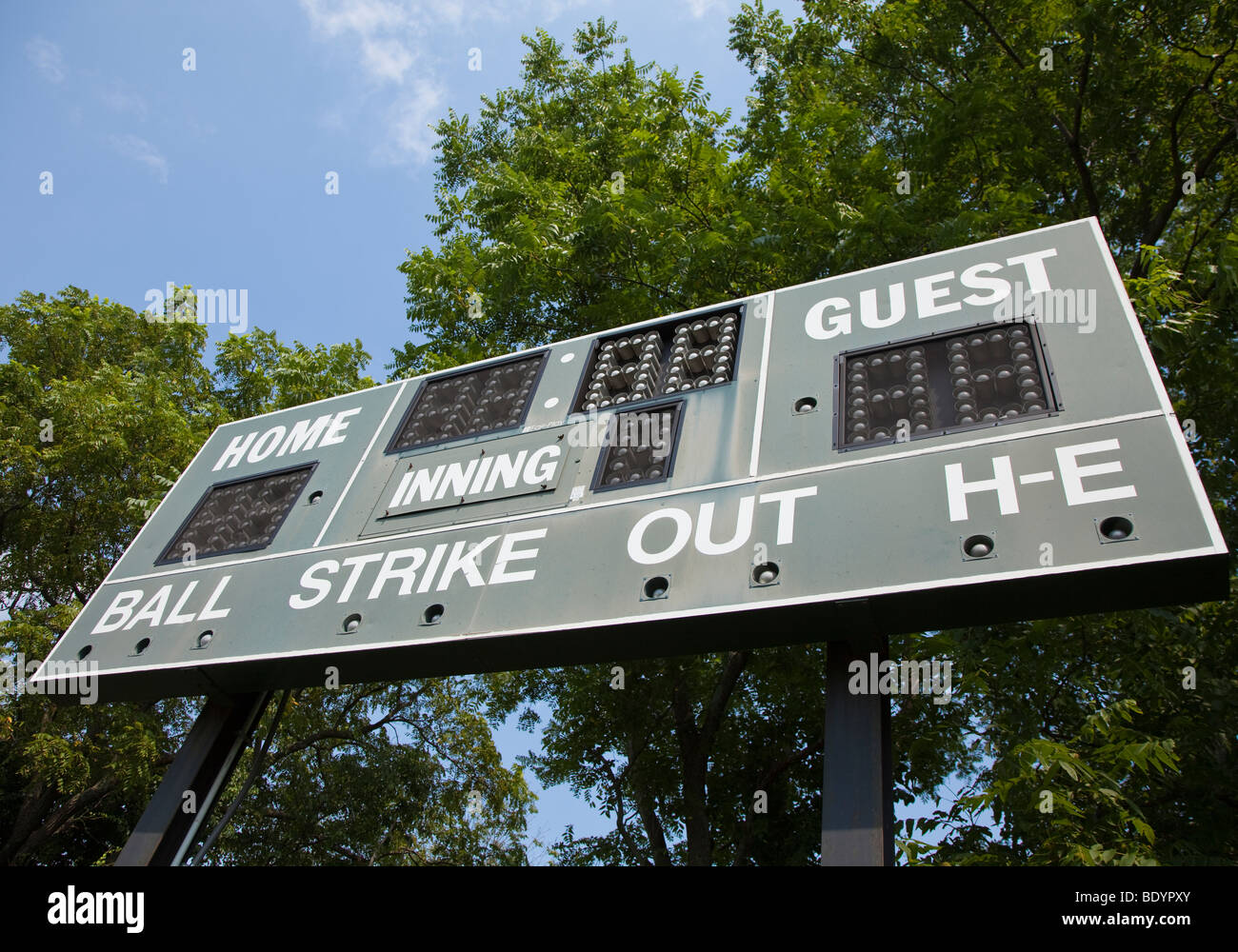 Scoreboard and baseball hi-res stock photography and images - Alamy