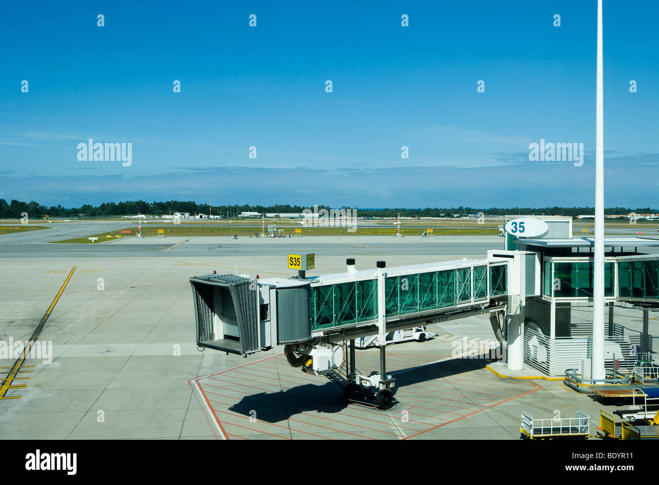 Airport boarding gate, Porto, Portugal, Europe Stock Photo - Alamy