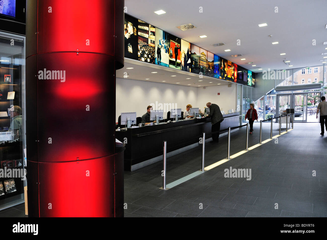 Ticket office and the opera shop of the Bayerische Staatsoper, Bavarian ...