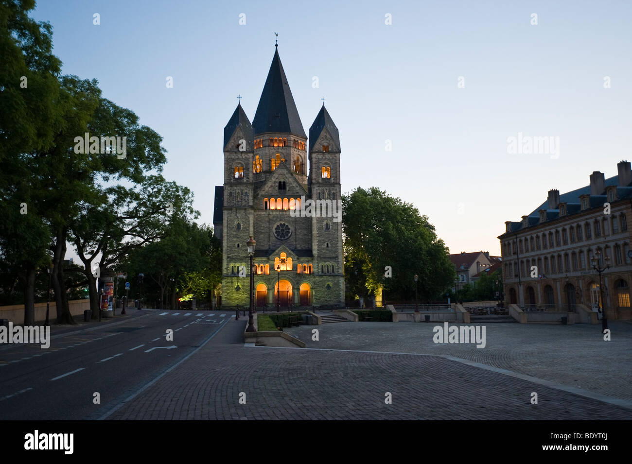 Temple Neuf, Metz, Lorraine, France, Europe Stock Photo - Alamy